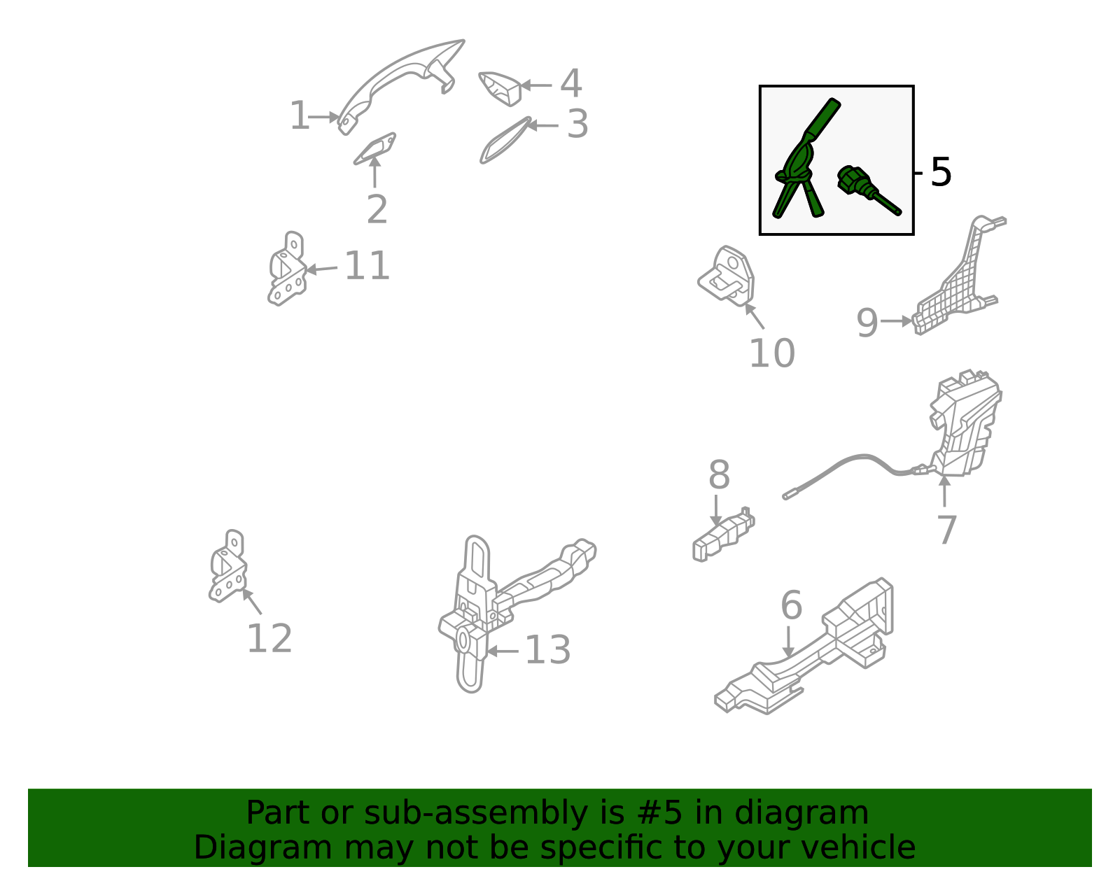 81905-R0000 - Door Lock Cylinder 2022-2025 Kia Carnival | Kia.Parts Store