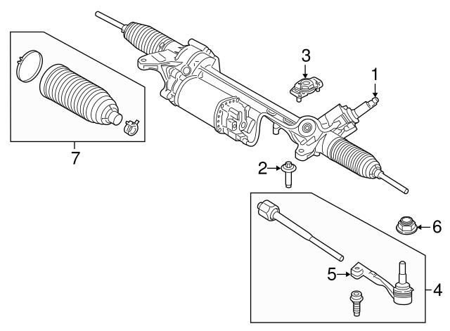 32106868688 - 2016-2022 BMW Tie Rod Assembly (32-10-6-868-688) | BMW of ...