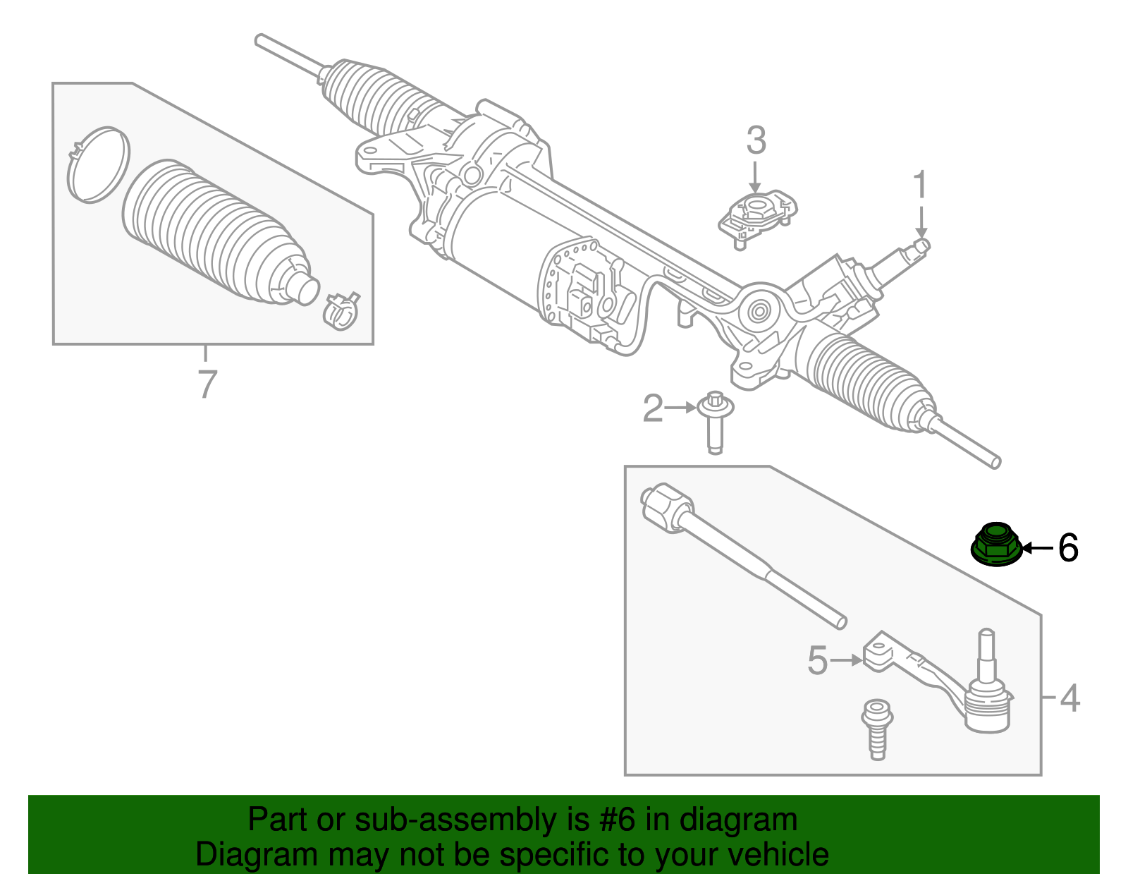 33306787062 - 2004-2025 BMW Outer Tie Rod Nut (33-30-6-787-062) | BMW ...