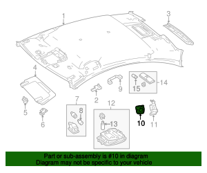 207-810-01-40-7E94 - Coat Hook 2014-2017 Mercedes-Benz | Mercedes-Benz ...