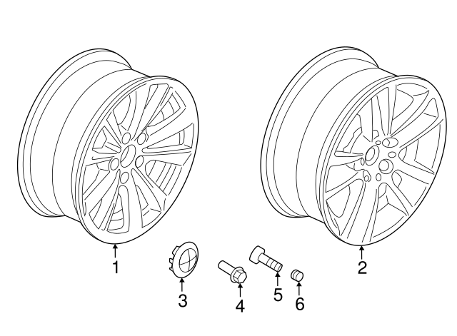 36116790172 - 2011-2016 BMW Wheel, Alloy (36-11-6-790-172) | BMW of ...