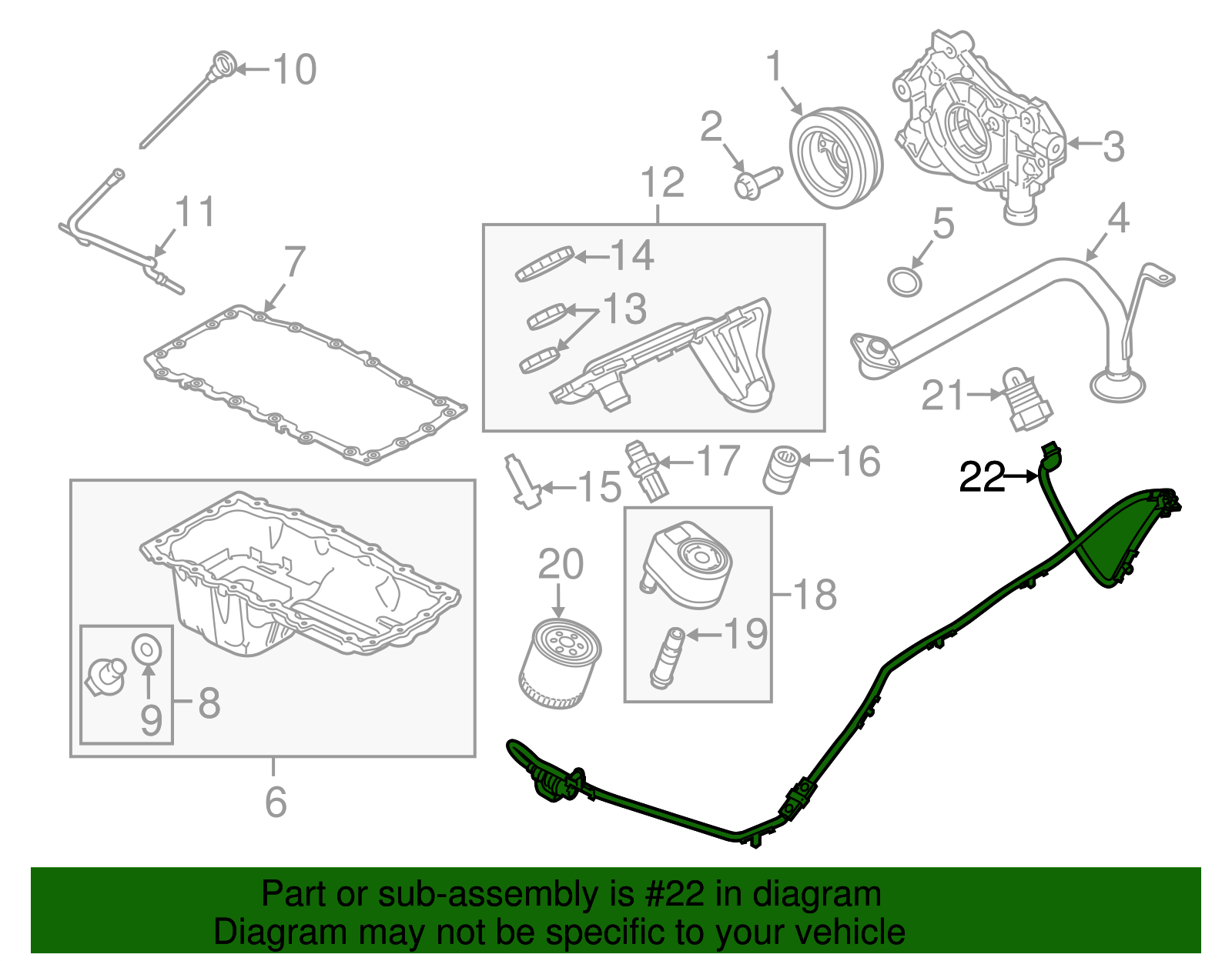 Genuine OEM Ford Part - Wire Harness FC3Z-12A581-A | Genuine OEM Ford ...