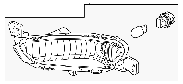 2021-2023 Honda Ridgeline Signal Lamp Assembly 33300-T6Z-A21 | OEM ...
