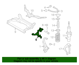 2008-2017 Infiniti Lower Control Arm 54501-1BA8A | OEM Parts Online