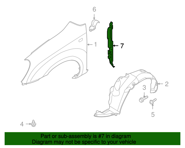 84126-1D000 - Insulator 2007-2010 Kia Rondo | Kia.Parts Store