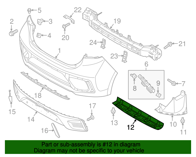 2017-2022 Hyundai Ioniq Under Cover 86691-G2000 | QuirkParts