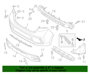 Genuine Side Bracket Screw for 2017-2025 Hyundai | Part# 12442-06207-K ...