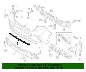 2017-2022 Hyundai Ioniq Lower Molding 86689-G2000 | OEM Parts Online