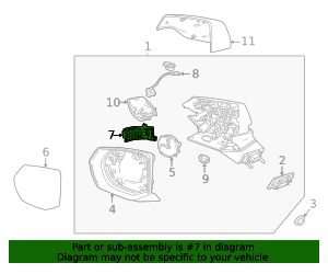 84642804 - Passenger Side Rearview Mirror Turn Signal Lamp 2021-2024 GM ...