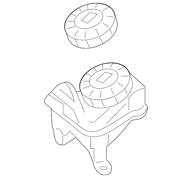 177-501-33-01 - Turbocharger Coolant Reservoir 2018-2023 Mercedes-Benz ...