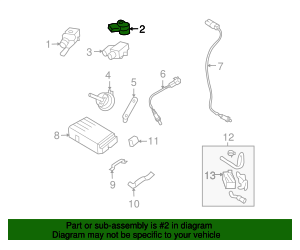 1999-2012 Hyundai Sensor Assembly Map 39300-38200 | OEM Parts Online