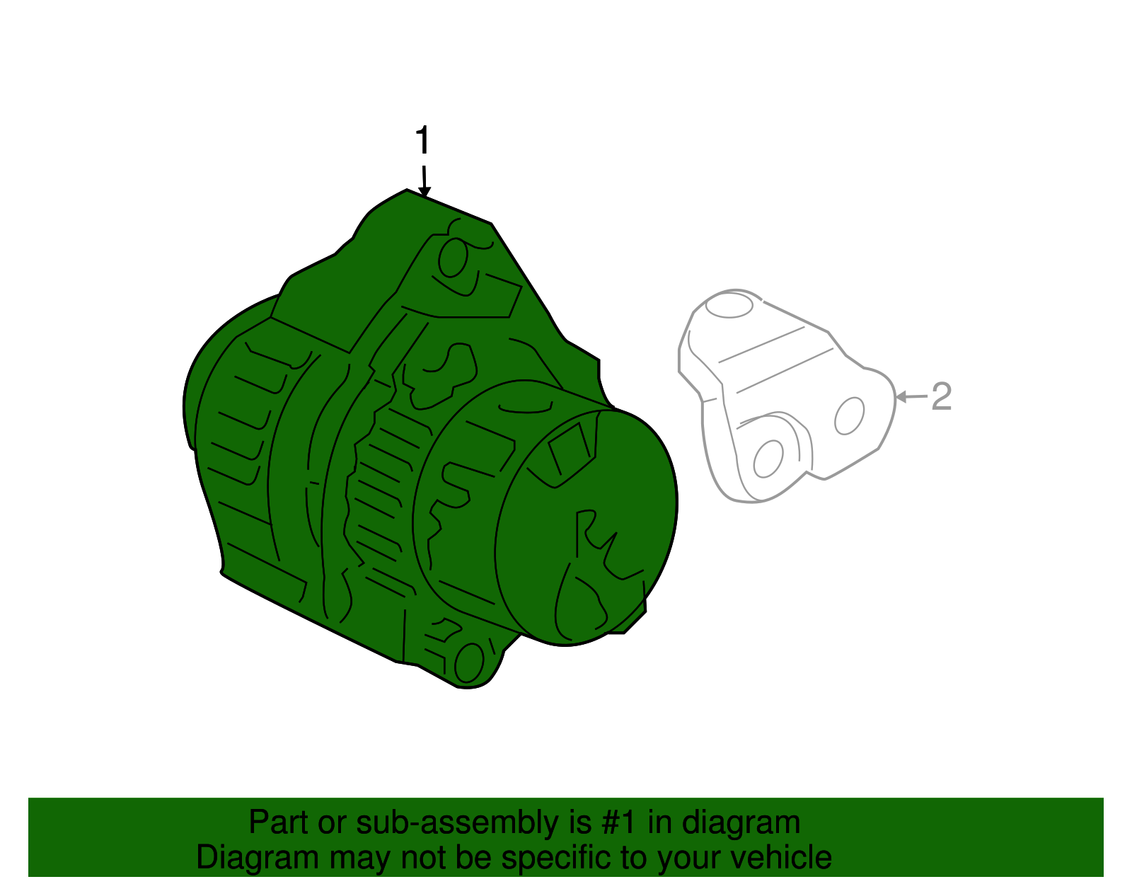 31100-RCA-A01 - 2003-2004 Honda Accord - Alternator Assembly (Delphi ...