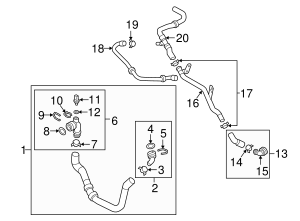 2018-2019 Volkswagen Coolant Temp Sensor 06K-919-525-A | QuirkParts