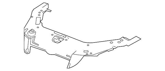 2013-2017 Buick Enclave Front Compartment Front Sight Shield 23212540 ...