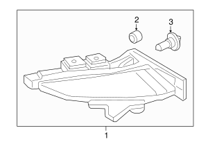 2016-2018 Hyundai Tucson Fog Lamp Assembly 92201-D3100 | OEM Parts Online