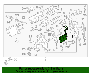 27140-1LA0A - Heater Core 2017-2024 Nissan Armada | Nissan Parts ...