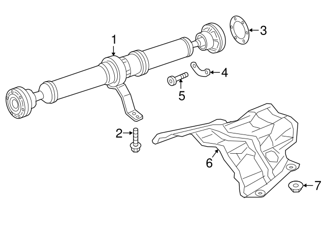 8T0-521-101-B - Drive Shaft 2008-2012 Audi | Audi OEM Parts