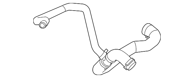 Genuine OEM Ford Part - Lower Hose AC2Z-8286-D | Genuine OEM Ford Parts ...