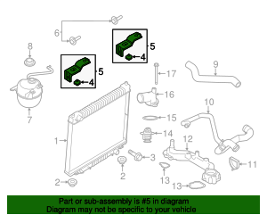 Genuine OEM Ford Part - Upper Bracket 6C2Z-8A193-A | Genuine OEM Ford ...