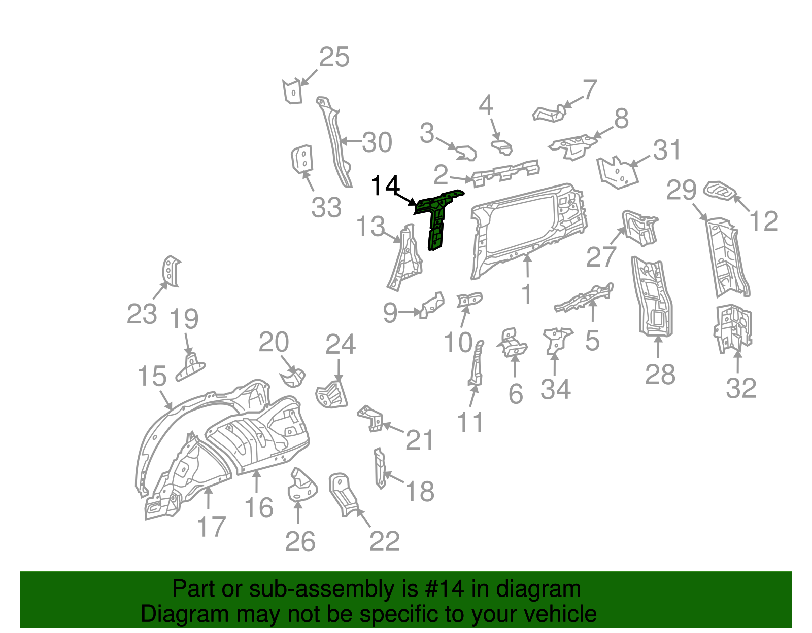 61707-60040 - Upper Reinforced 2008-2021 Toyota Land Cruiser ...