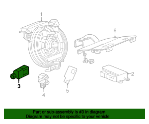 2018-2020 Buick Ft Impact Sensor 13587740 GM | GMPartsDirect.com