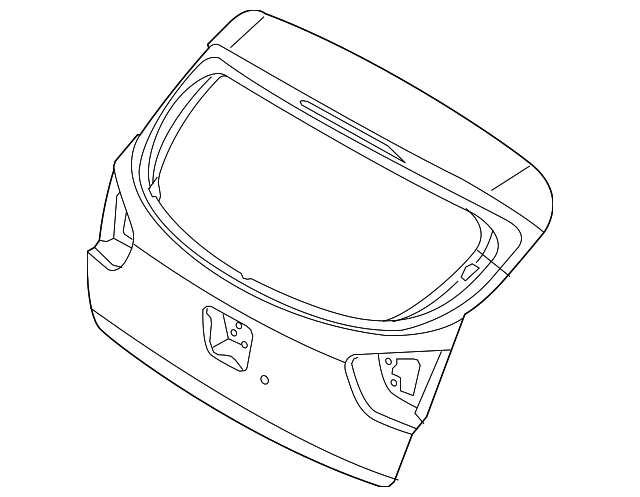 73700-1W220 - Lift Gate 2012-2017 Kia Rio | Kia.Parts Store