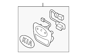 2012-2017 Kia Rio Handle, Outside 81720-1W220 | QuirkParts