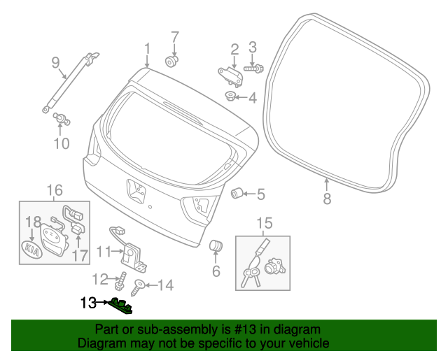 2006-2017 Kia Striker 81210 1G200 | OEM Parts Online