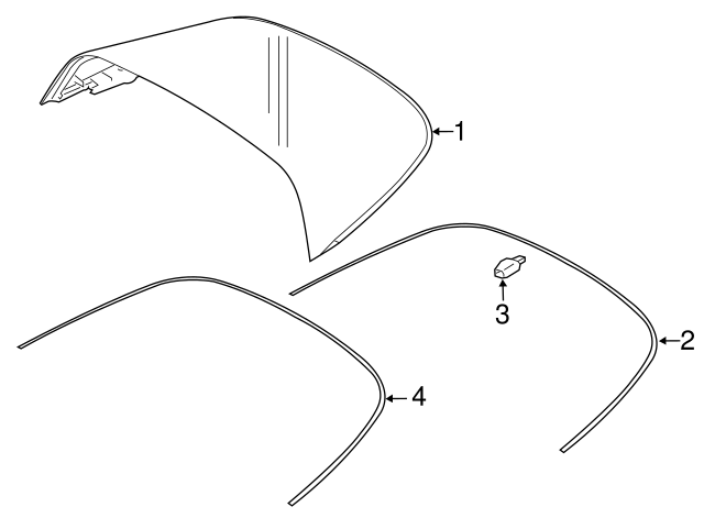 2014-2019 Porsche 911 Lower Molding 9P1-853-583 | Porsche Marin