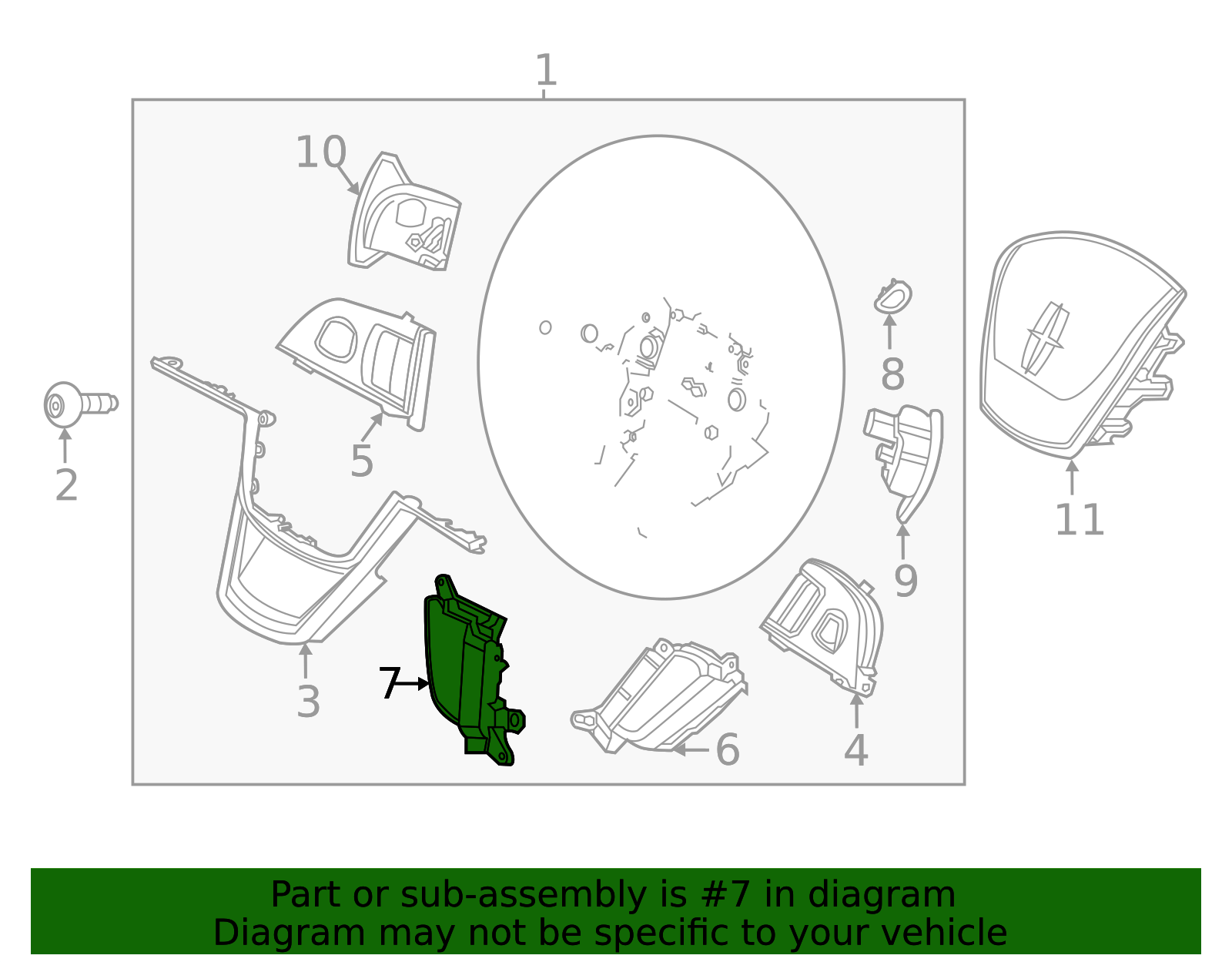 2020-2024 Lincoln Motorcraft™ Switch SW-8408 | OEM Parts Online