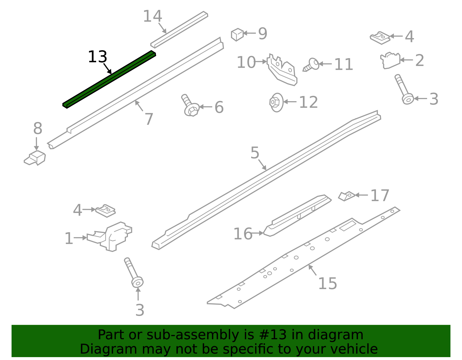 2019-2024 Porsche Cayenne Front Trim 9Y0-853-538-OK1 | Sunset Porsche Parts