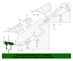 28610-F2400 - Front Muffler 2017-2020 Hyundai | AutoNation Parts