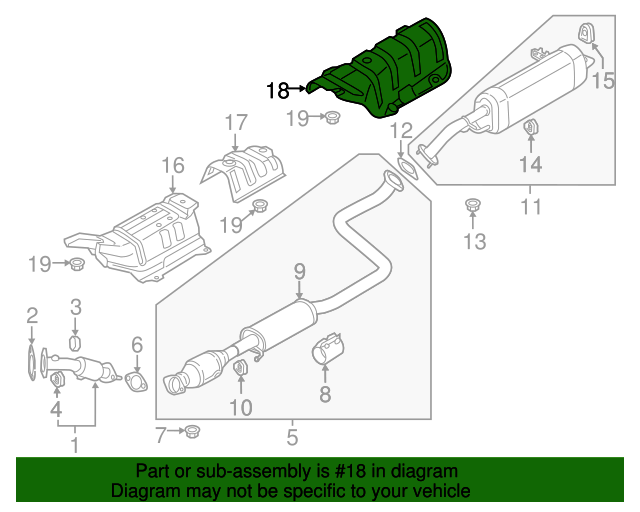 2017-2020 Hyundai Heat Shield 28795-F2000 | AutoNationParts.com