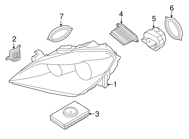 63117358197 - 2012-2015 BMW Fan (63-11-7-358-197) | BMW of South ...