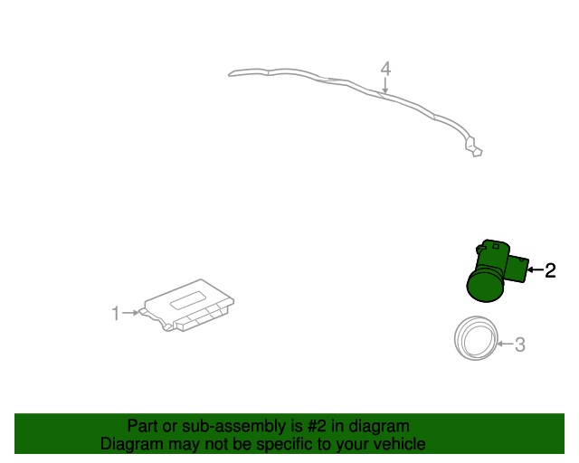 2013-2023 Mopar Sensor 1TK84TZZAA | Mopar Parts Canada