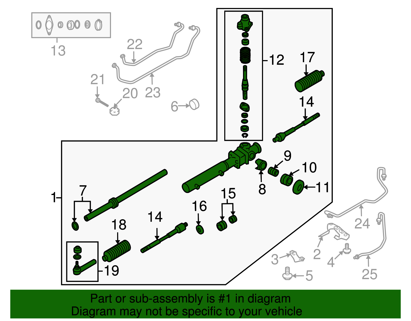 2005-2009 Subaru Gear Assembly 34110AG05A | Subaru Parts Store