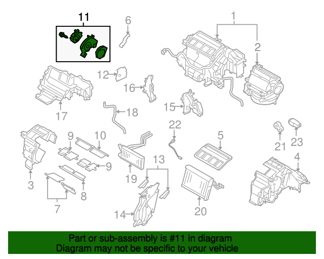 2010-2014 Subaru Actuator 72131AJ09A | Subaru Parts Store