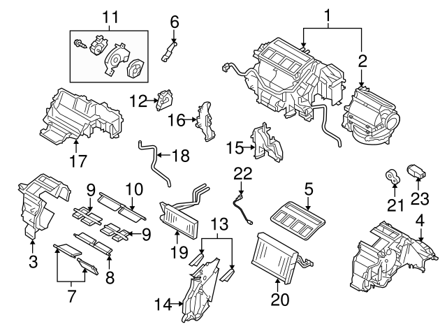 2010-2014 Subaru Actuator 72131AJ09A | Subaru Parts Exchange