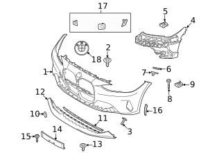 Genuine BMW 07-12-9-907-535 | Bumper Cover Screw | FREE Shipping on ...