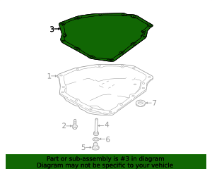 31397-X425A - Pan Gasket 2019-2024 Nissan | Nissan Parts & Accessories ...