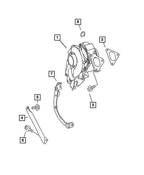 Fuel Injection Pump & Turbo Charger for 2004 Dodge Sprinter 3500 ...