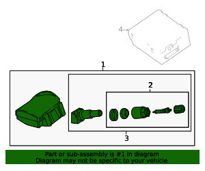 Genuine OEM Tire Pressure Monitoring System (TPMS) Sensor Part ...