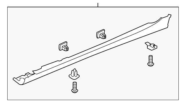 87752-3S000 - Rocker Molding - 2011-2013 Hyundai Sonata | World OEM ...