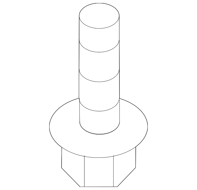 2012-2024 Toyota 4Runner Step Assembly Bolt 91671-K0835 | Toyota Parts ...