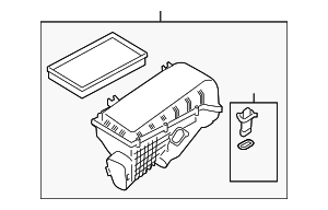 Genuine BMW 13-71-7-593-191 | Air Cleaner Assembly | FREE Shipping on ...