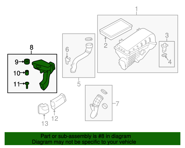 Genuine BMW 13-71-7-566-377 | Front Duct | FREE Shipping on Most Orders ...