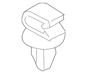 1993-2020 Mazda Fuel Filler Door Release Cable Clip H260-67-054 ...