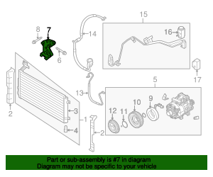 97702-2P710 - Compressor Bracket 2007-2008 Kia Rondo | Kia.Parts Store