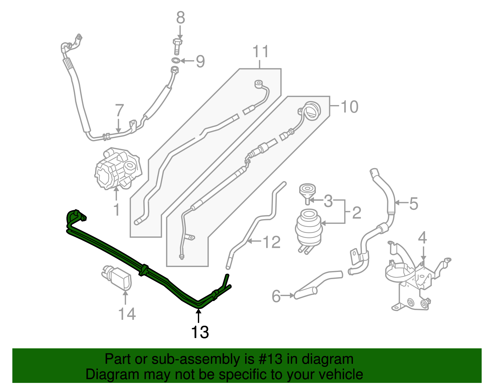 2007-2011 Audi S6 Power Steering Cooler 4F0-422-885-L | TascaParts.com