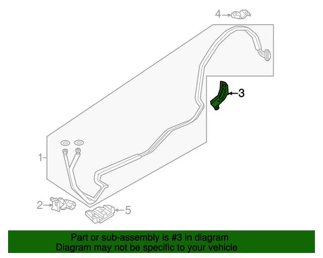 OEM 2011-2017 Honda Odyssey Rear AC Line Bracket 80364-TK8-A00 | Honda ...